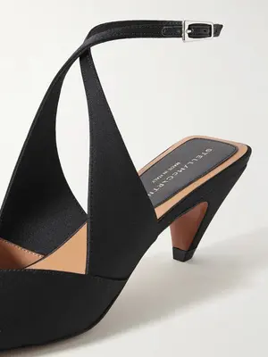 Stella McCartney Satin High Heel Slingbacks
