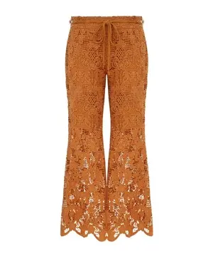 Zimmermann Coco Lace Flared Pants