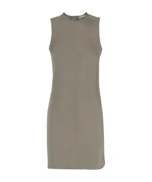 AMI Paris Sleeveless Round Neck Straight Dress
