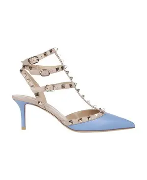 Valentino Garavani Rockstud 65 Multi-belt Sandals - Nude