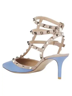 Valentino Garavani Rockstud 65 Multi-belt Sandals - Nude