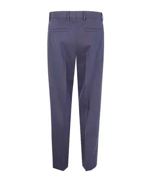 Zegna Pleated Tailored Trousers - Black