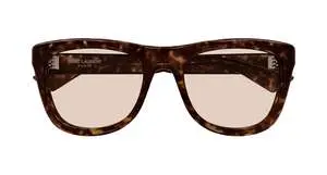 Saint Laurent Square Frame Sunglasses - Brown