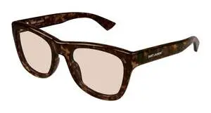 Saint Laurent Square Frame Sunglasses - Brown