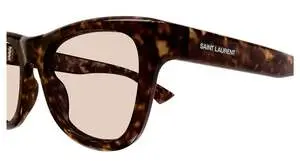 Saint Laurent Square Frame Sunglasses - Brown