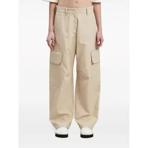 Palm Angels Belted Carrot-cut Mid-rise Trousers