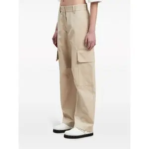 Palm Angels Belted Carrot-cut Mid-rise Trousers