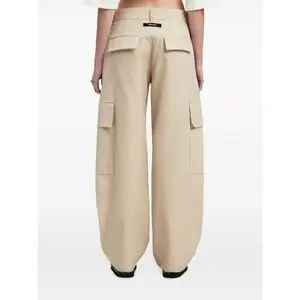 Palm Angels Belted Carrot-cut Mid-rise Trousers
