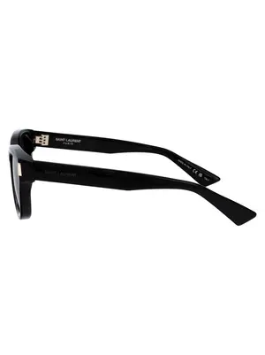 Saint Laurent Rectangle Frame Sunglasses - Black