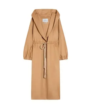 Max Mara Belted Hooded Coat