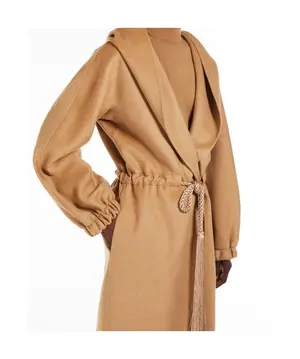 Max Mara Belted Hooded Coat