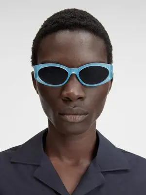 Jacquemus Oval Frame Sunglasses