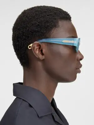 Jacquemus Oval Frame Sunglasses