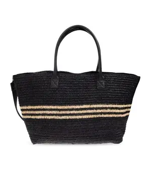 IRO PARIS Nancy Woven Tote Bag With Striped Pattern