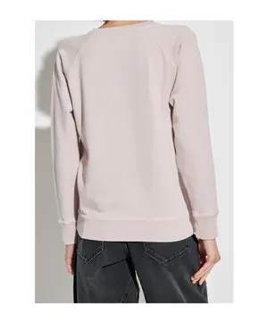 Isabel Marant Étoile Crewneck Long Sleeve Sweatshirt - White