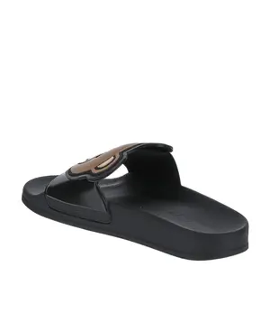 Moschino Teddy Bear Flat Slip-on Sandals