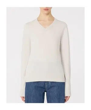 Max Mara V-neck Jumper - White