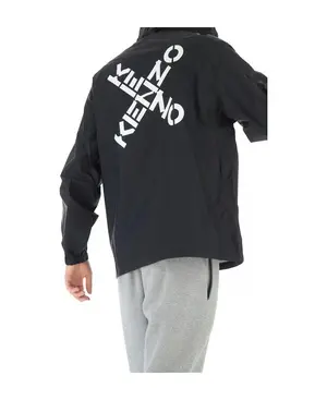 Kenzo Logo-printed Hooded Casual Jacket