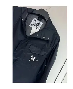 Kenzo Logo-printed Hooded Casual Jacket