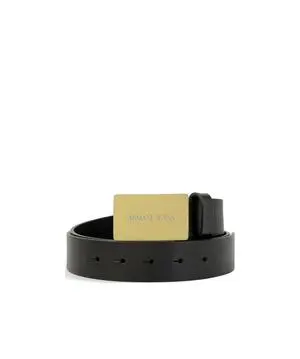 Emporio Armani Logo Belt - Black