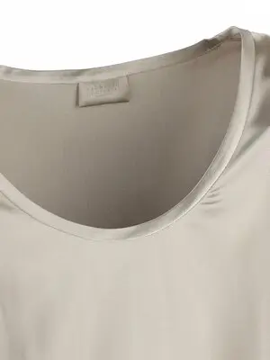 Brunello Cucinelli Scoop Neck Sleeveless Top - Nude