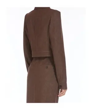 Max Mara Carpa Button-up Cropped Jacket