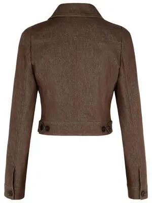 Max Mara Carpa Button-up Cropped Jacket
