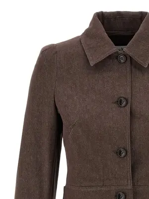 Max Mara Carpa Button-up Cropped Jacket