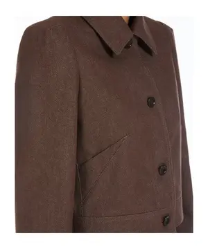 Max Mara Carpa Button-up Cropped Jacket