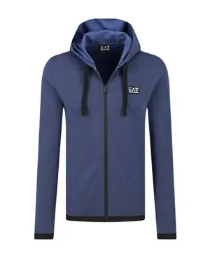 EA7 Hooded Zip-up Casual Coat