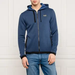 EA7 Hooded Zip-up Casual Coat