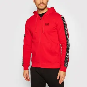 EA7 Logo Hooded Jacket