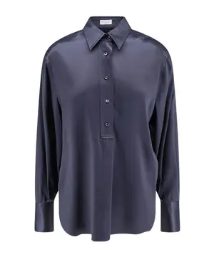 Brunello Cucinelli Monili Chain Long-sleeved Shirt