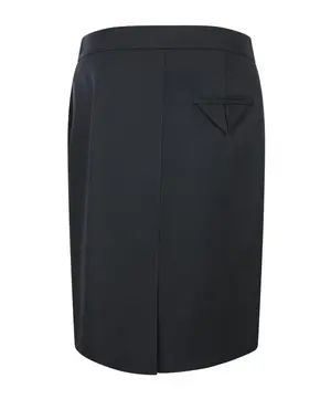 Bottega Veneta Slit Detailed Midi Skirt