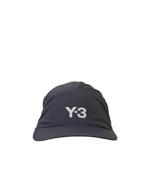 Y3 Logo Print Baseball Cap - Black