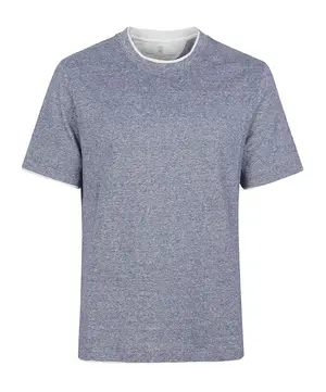 Brunello Cucinelli Layered Effect Crewneck T-shirt - No