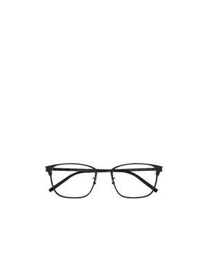 Saint Laurent Rectangle Frame Eyeglasses - Black
