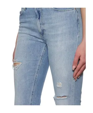 DONDUP Logo Jeans With Distressed Details - Blue