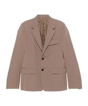 LANVIN Long-sleeved Suit Coat - Brown