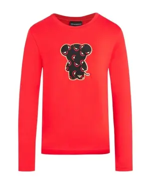 Emporio Armani Long Sleeve T-shirt - Red