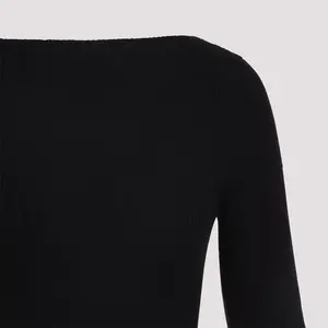 Rick Owens Ribbed Long-sleeved Day Dress