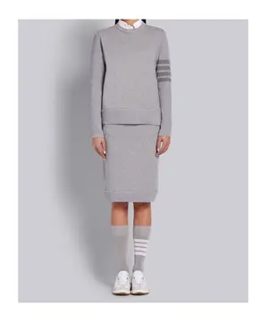 Thom Browne Four-bar Loopback Sweatshirt