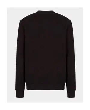 EA7 Logo-print Crew-neck Sweatshirt