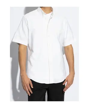 Givenchy Collared Short-sleeve Shirt
