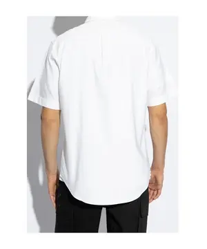Givenchy Collared Short-sleeve Shirt