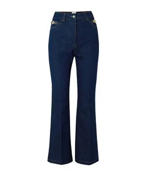 PATOU High-waisted Straight Leg Jeans