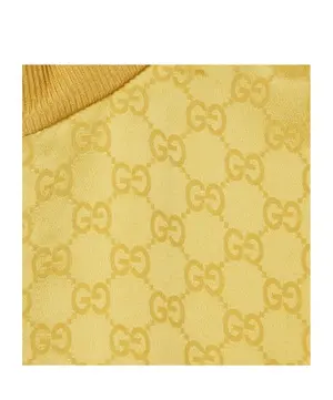 Gucci Monogrammed Zip-up Jacket - Yellow