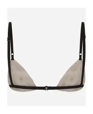 Dolce & Gabbana Dolce Gabbana Embellished Spaghetti Strap Triangle Bra