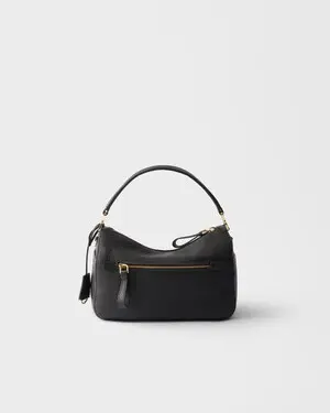 Prada Zip-up Handbag - Black