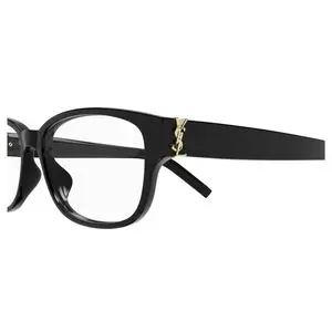 Saint Laurent Rectangle Full Rim Eyeglasses - Black